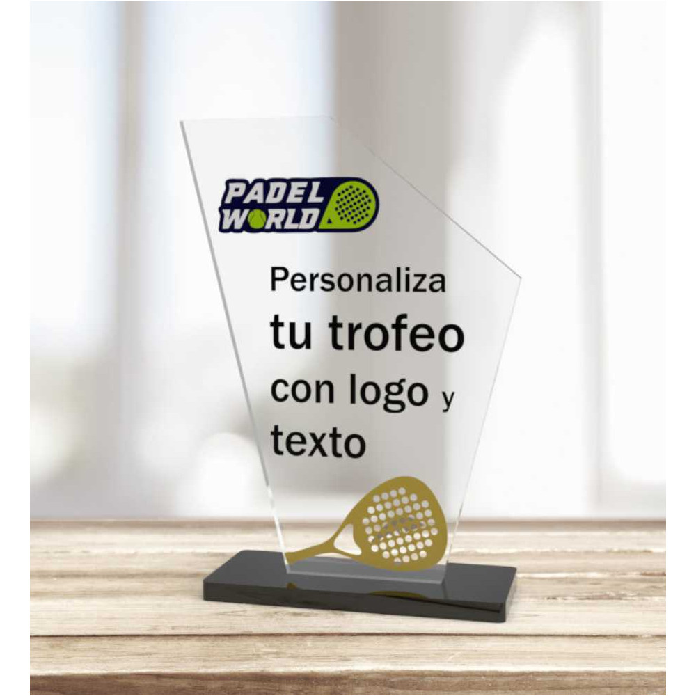 Trofeo metacrilato core padel