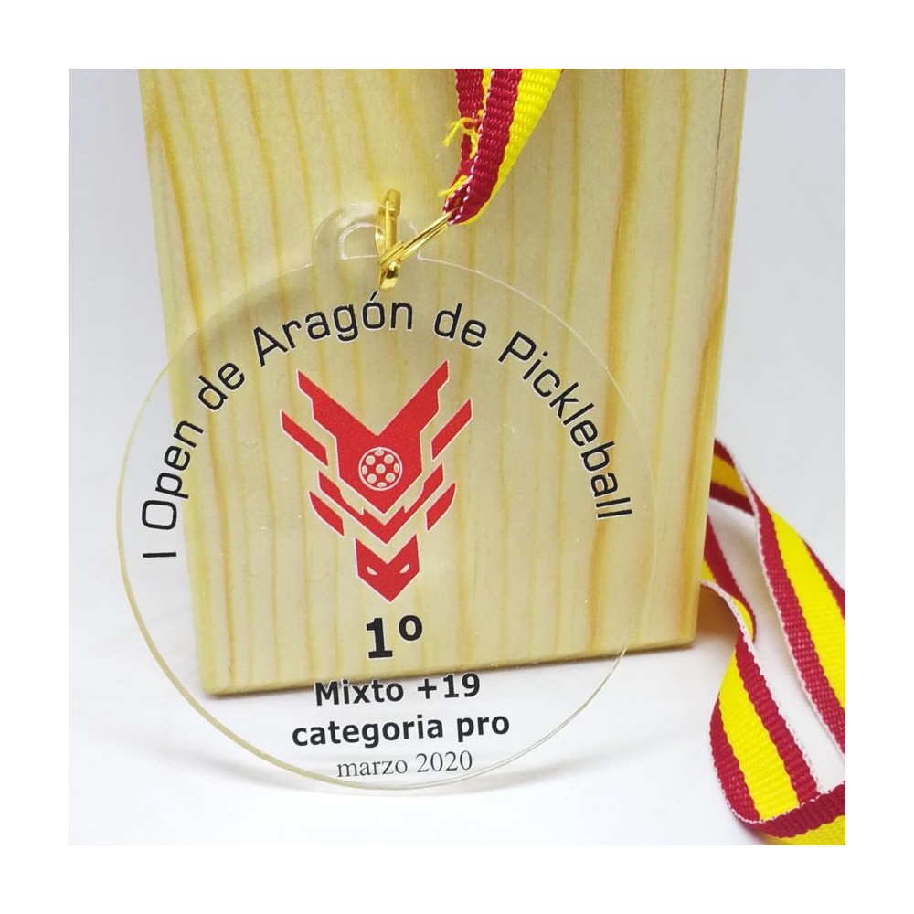 medalla metacrilato mas economica del mercado